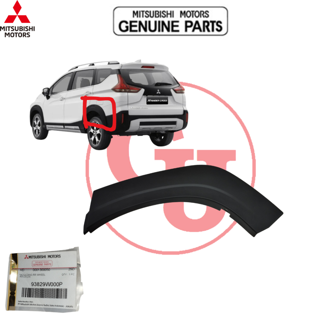 Jual SPOILER FENDER RR LH MITSUBISHI XPANDER CROSS 2022 93829W000P ...