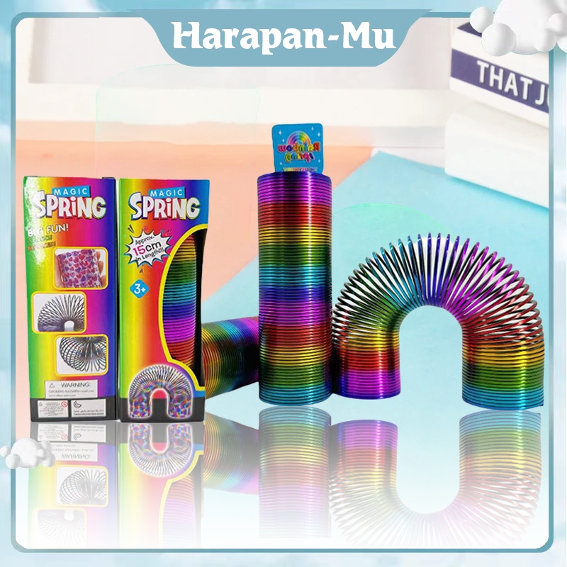 Jual Rainbow Spring Mainan Edukasi Anak Rainbow Spring Jumbo Magic ...