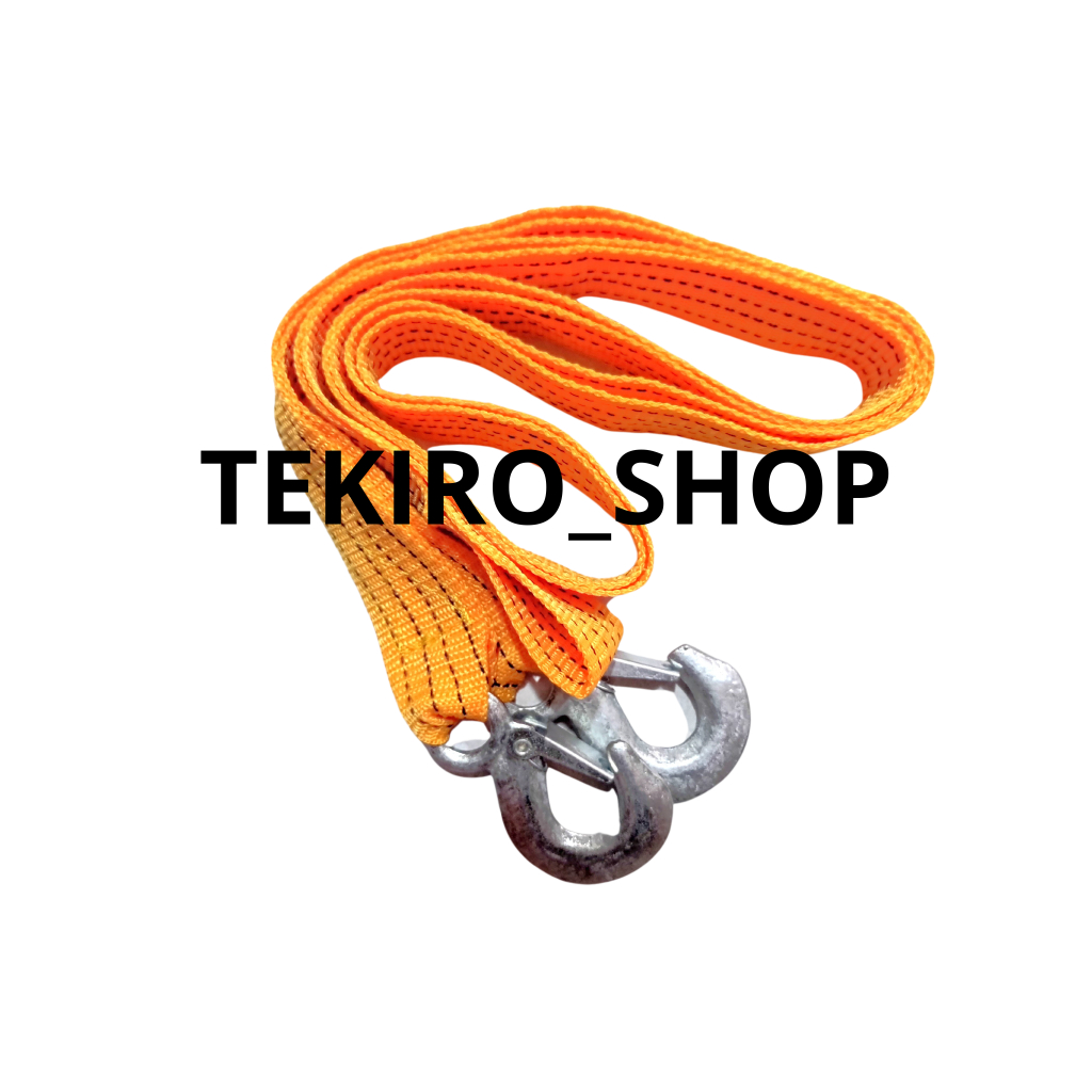Jual Tali Derek Mobil Towing Car Emergency Tow Rope 3 meter 3 ton ...