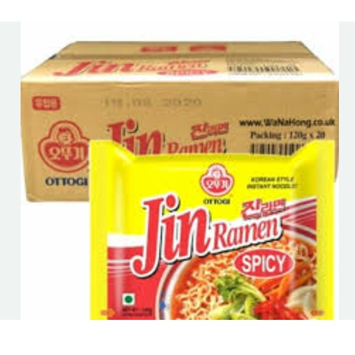 Jual OTTOGI Jin Ramen Hot /Box (120gr @ 20Pcs) | Shopee Indonesia