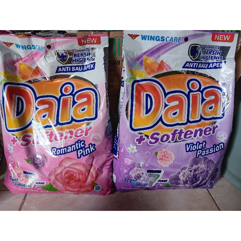 Jual Daia Deterjen Bubuk + Softener 1,5kg | Shopee Indonesia