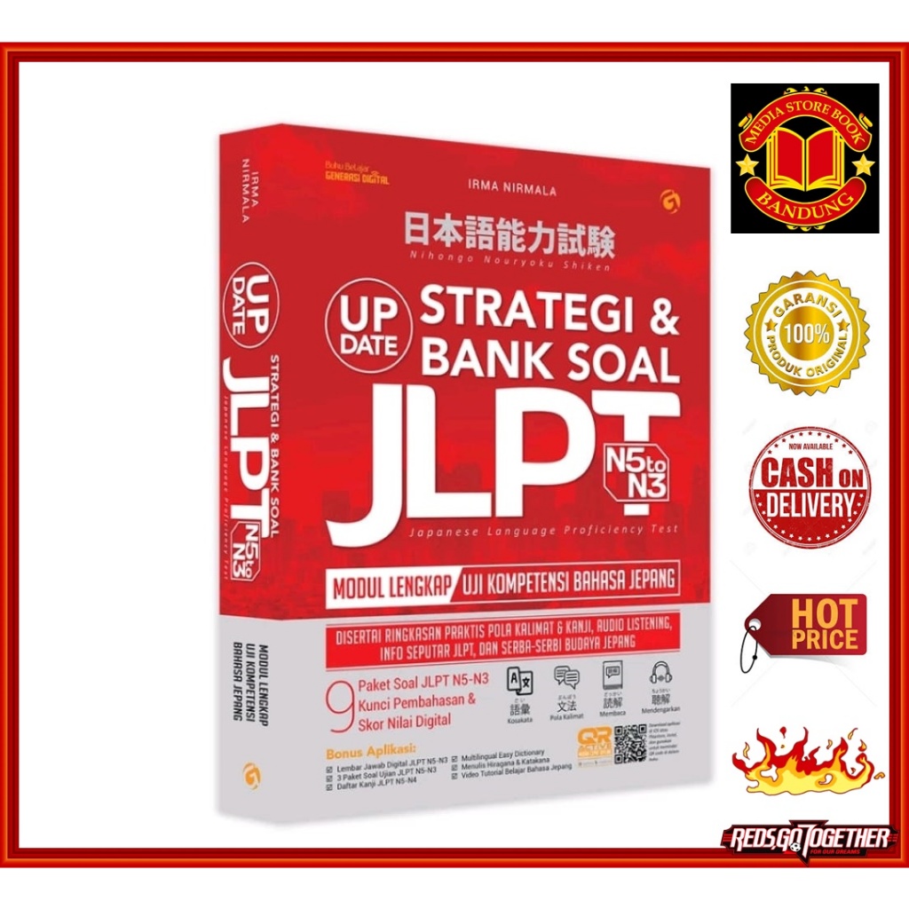Jual Buku Belajar Bahasa Jepang Jlpt Update Strategi Bank Soal Jlpt