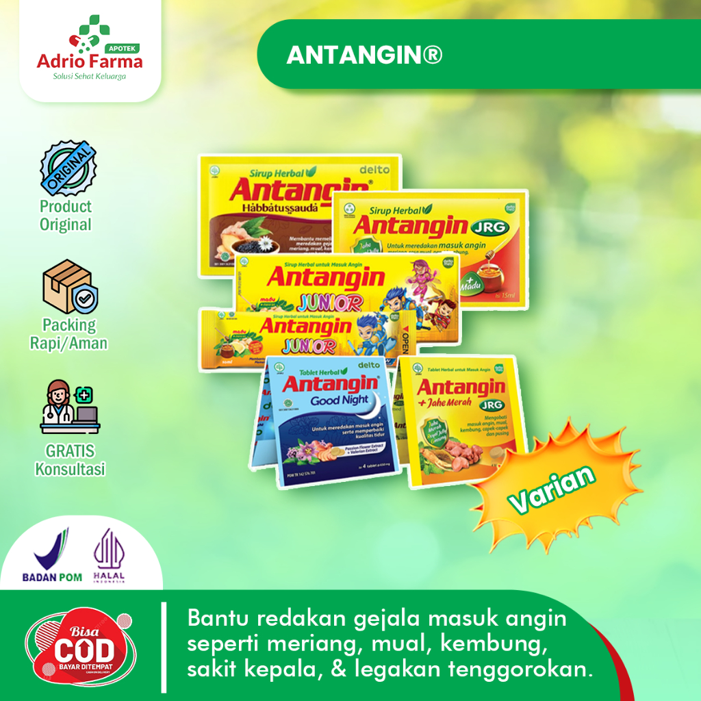 Jual ANTANGIN - ALL VARIAN @ STRIP & SACHET - JRG / GOOD NIGHT / JUNIOR ...