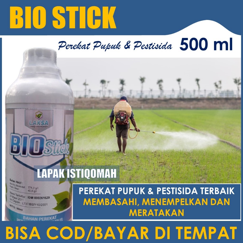 Jual BIO STICK 500 ML: Perekat Pupuk & Pestisida Unggulan untuk Semua ...