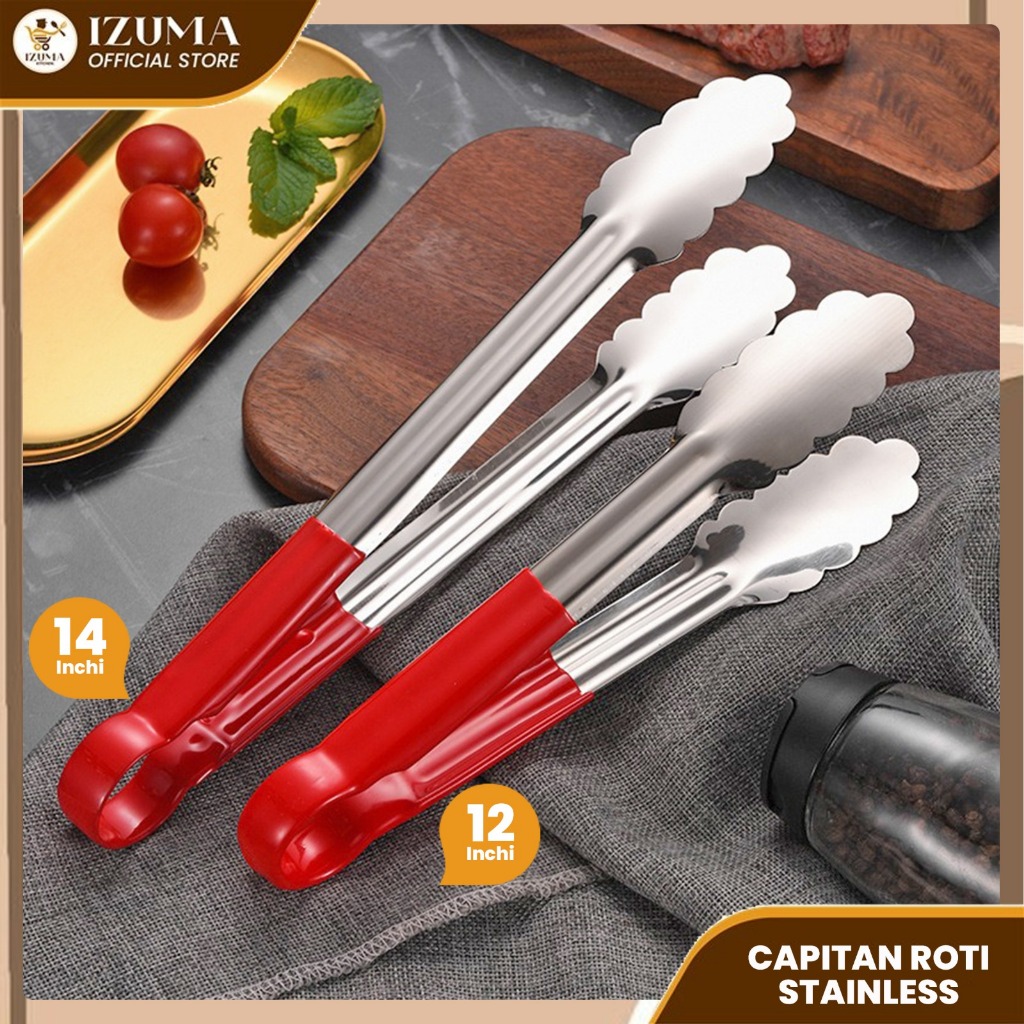 Jual IZUMA Capitan Makanan Capitan Kue Penjepit Makanan Stainless Steel ...