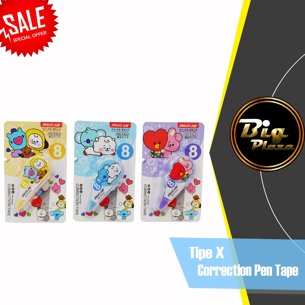 Jual Correction Pen Tape Tipe X Kertas Pita Label Roll Tipex Sekolah ...