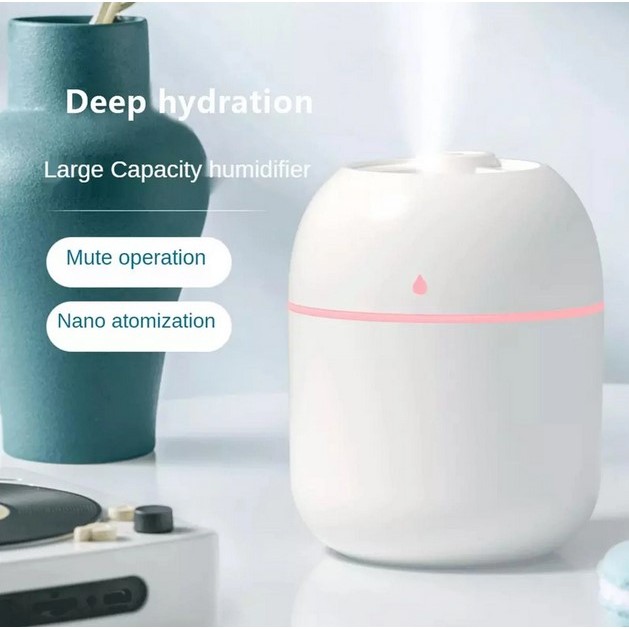 Jual Mini Diffuser 220ml With Usb Slot Humidifier Aromatherapy Mini Led