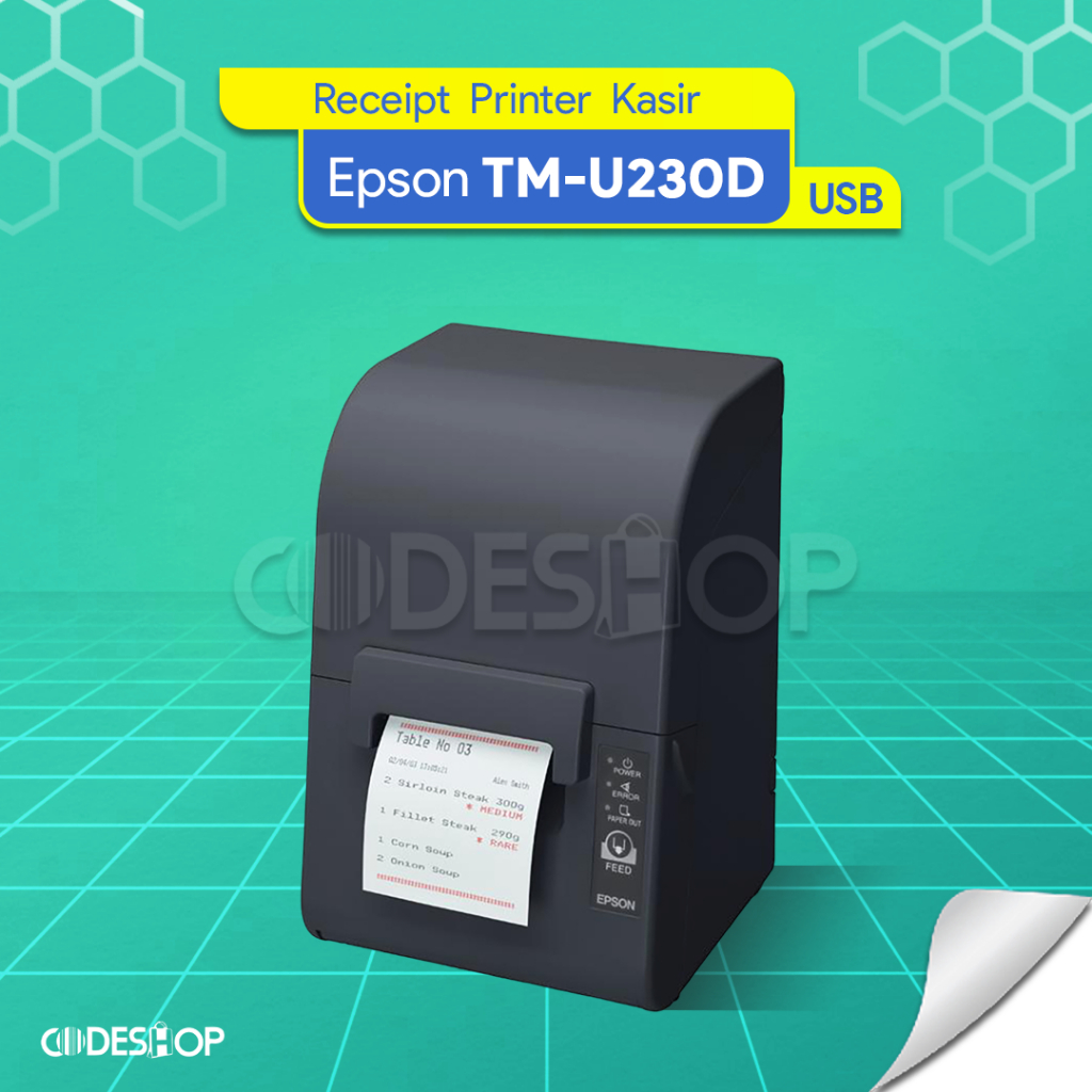 Jual Printer Dot Matrix Epson TMU-230D Cetak Kertas Struk Tagihan ...