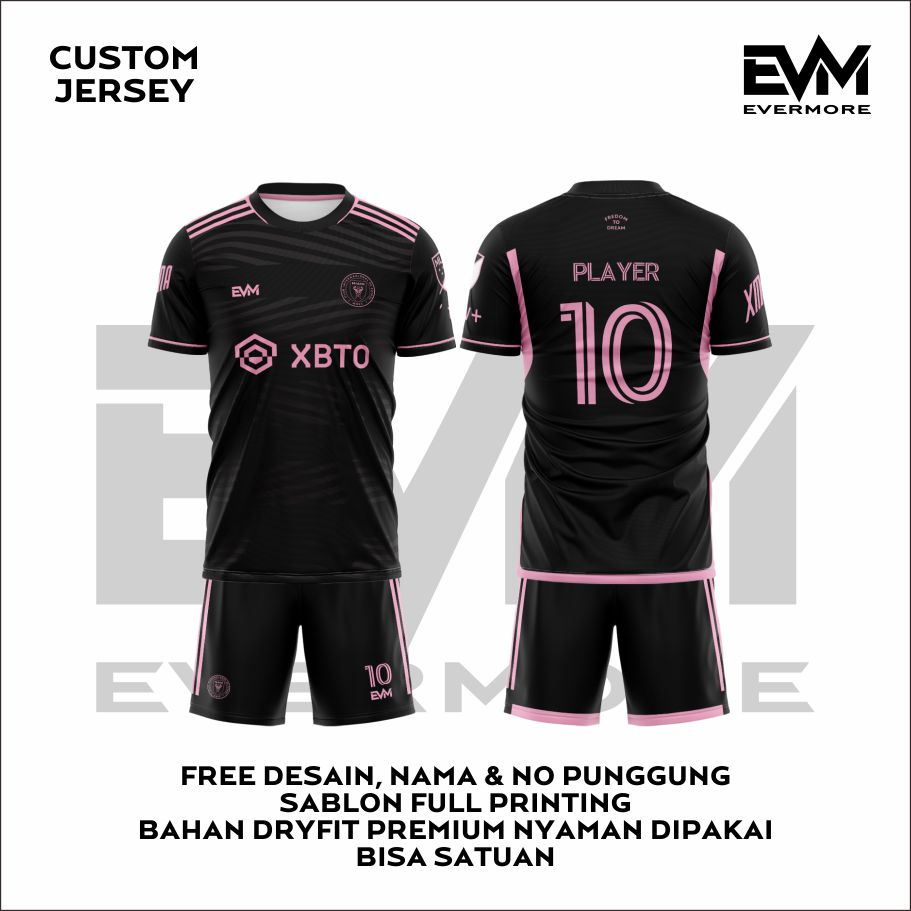 Jual JERSEY INTERMIAMI FREE CUSTOM YOUR NAME EVERMORE COLLECTION ...
