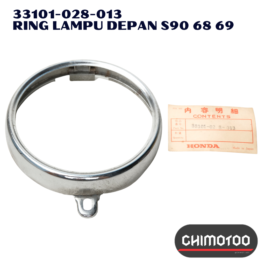 Jual 33101-028-013 Ring Lampu Depan Honda S90 68 69 ST70 Z50A | Shopee Indonesia