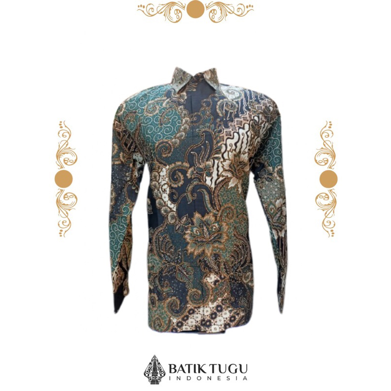 Jual BATIK SOLO pria lengan panjang by BATIK TUGU | Shopee Indonesia
