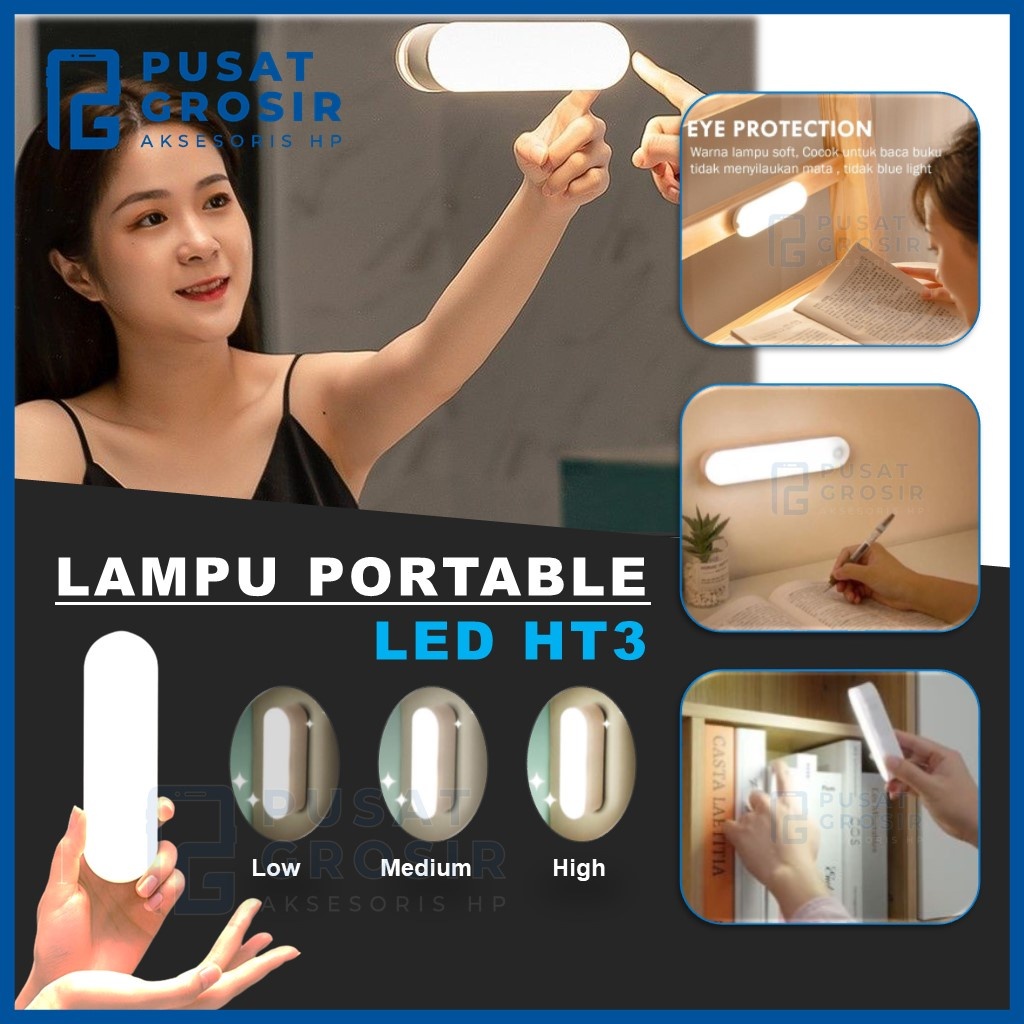 Jual LAMPU TEMPEL HT-3 BISA Di CAS magnet tempel dinding emergency lamp ...