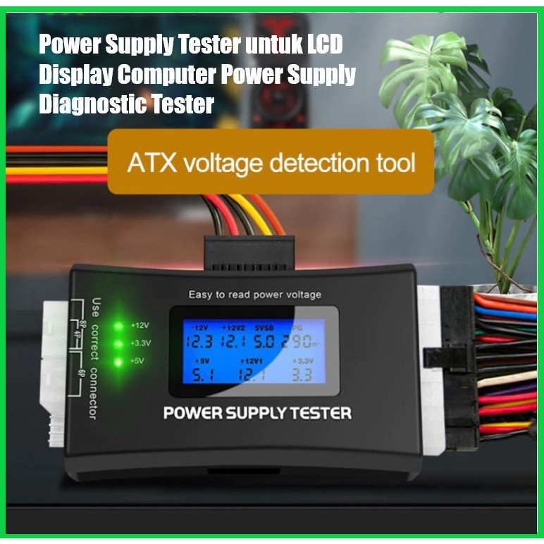 Jual Tester Power Supply Portable untuk cek voltase Power Supply ...