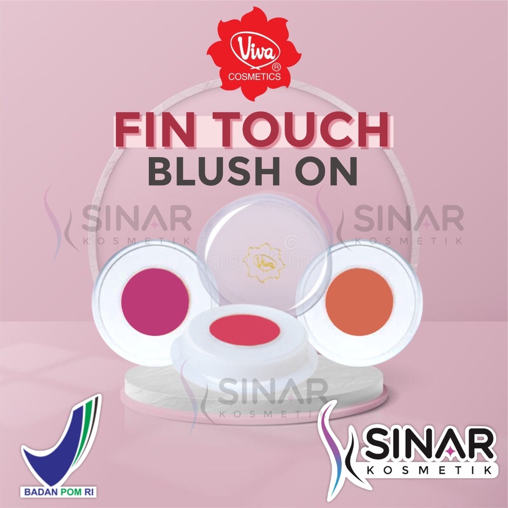 Jual SINAR Viva Fin Touch Blush On | Shopee Indonesia