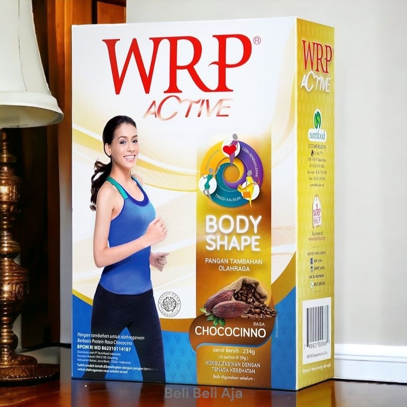 Jual WRP active Bodyshape Chococinno isi 6 bungkus / susu WRP body ...