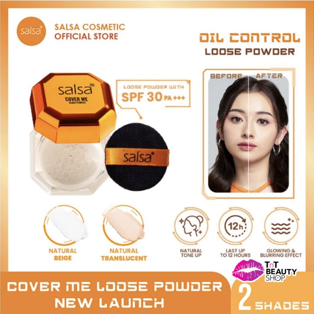 Jual SALSA Cover Me Loose Powder | Bedak Tabur Oil Sebum Control Tahan ...