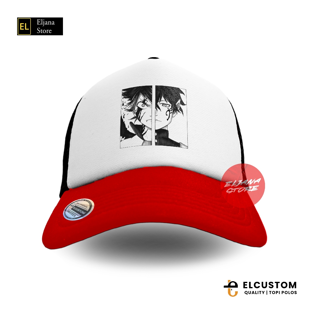 Jual Topi Anime Asta Yuno / Demon Slayer / Topi Jaring Distro / Topi ...