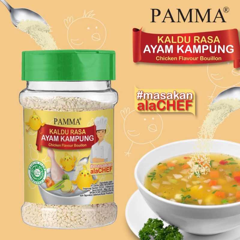 Jual Pamma Bumbu Kaldu Botol (3 Varian Rasa) (80g) | Shopee Indonesia