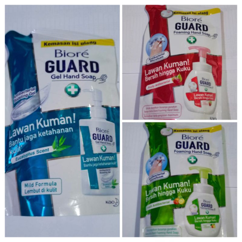 Jual Biore Guard Foaming Hand Soap dan Gel Hand Soap 250ml | Shopee ...