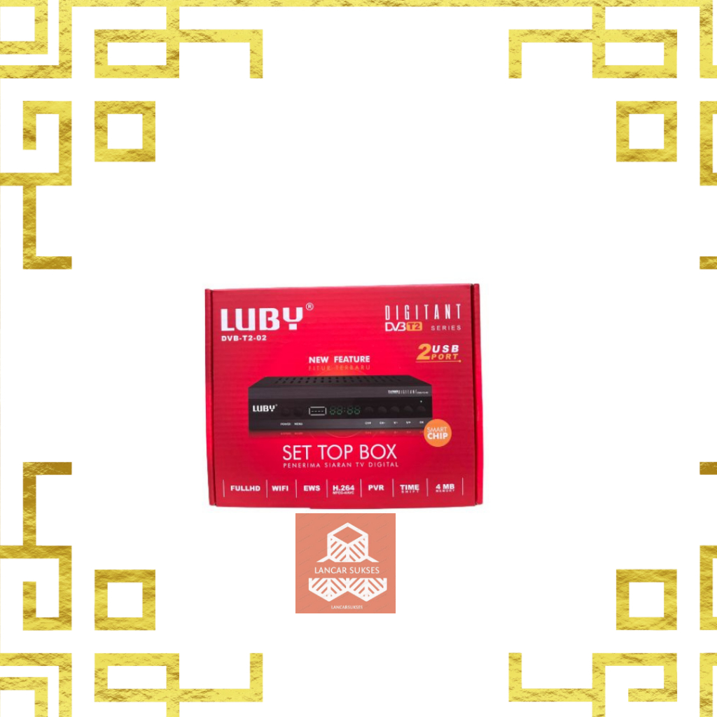 Jual Set Top Box (STB) Tv Analog ke Digital Luby / Digital Receiver T2/C luby/stb digital luby ...