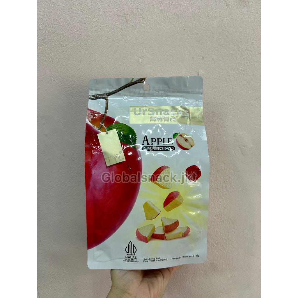 Jual TYL URSNACKS Freeze Dried Pure Apple / Durian Duren Vacuum / Strawberry / Mango Mangga ...