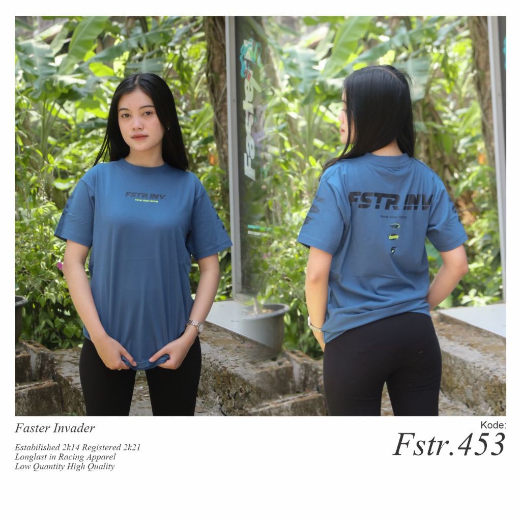 Jual Kaos faster invader soft navy | Shopee Indonesia