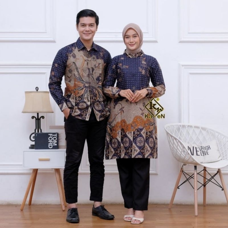 Jual Batik Couple Modern Set Pakaian Couple Batik Couple Laksha Series ...