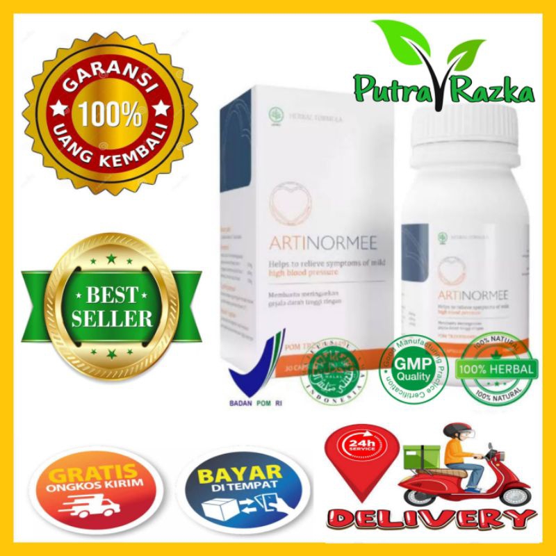 Jual Artinormee Original Obat Darah Tinggi Atasi Hipertensi Normal ...