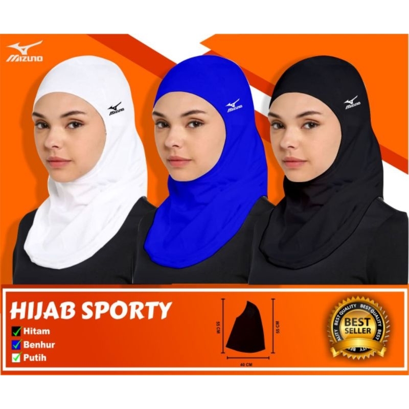 Jual Hijab Instan Sporty Volly hijab renang jilbab senam pakaian renang ...