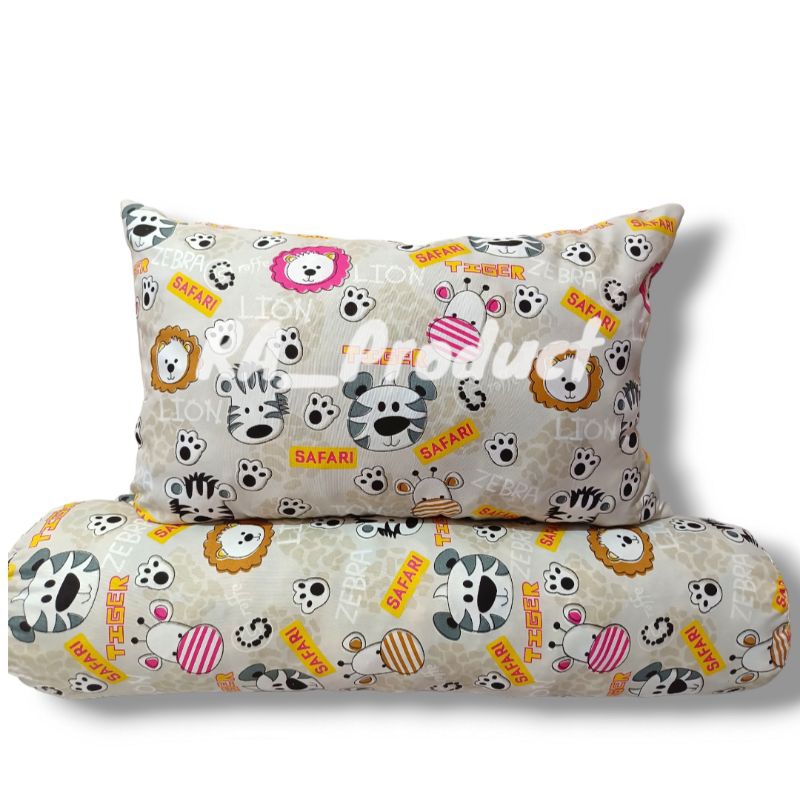 Jual 1 Set Bantal dan Guling ANAK 1-9 thn (Isian Silicon) | Shopee ...