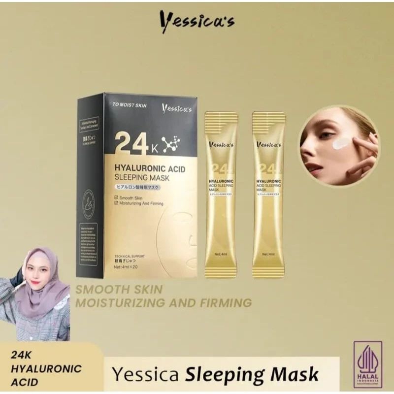 Jual Yessica's 24K Leave-On Sleeping Mask 1 box | Shopee Indonesia