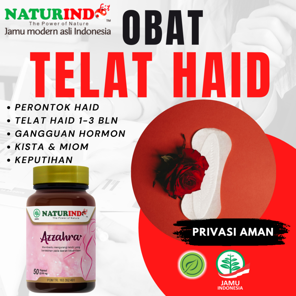 Jual Obat Pelancar Haid Telat Haid 1 2 Bulan Telat Terlambat Datang ...