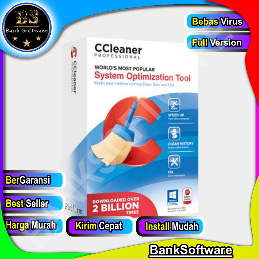 Jual CCleaner Professional Plus 6.24 2024 windows full version - bank software | Shopee Indonesia