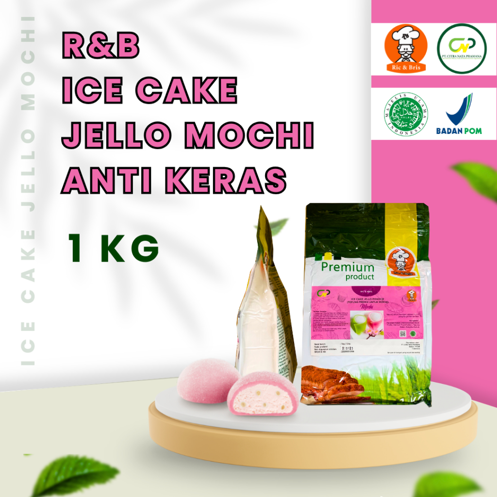 Jual R&B Ice Cake Jello Premix Mochi Anti Keras / Tepung Silky Mochi ...
