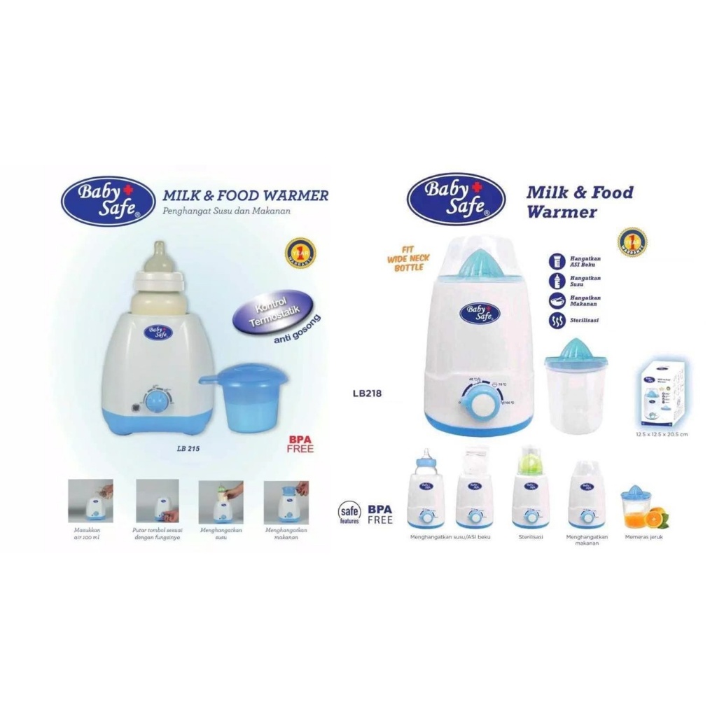 Jual BABY SAFE MILK & FOOD WARMER LB215 | LB218 / PEMANAS ASI | Shopee ...