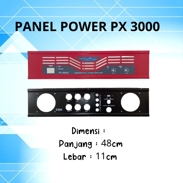 Jual PANEL POWER AMPLIFIER PX 3000 plat panel power PX3000 2u | Shopee ...