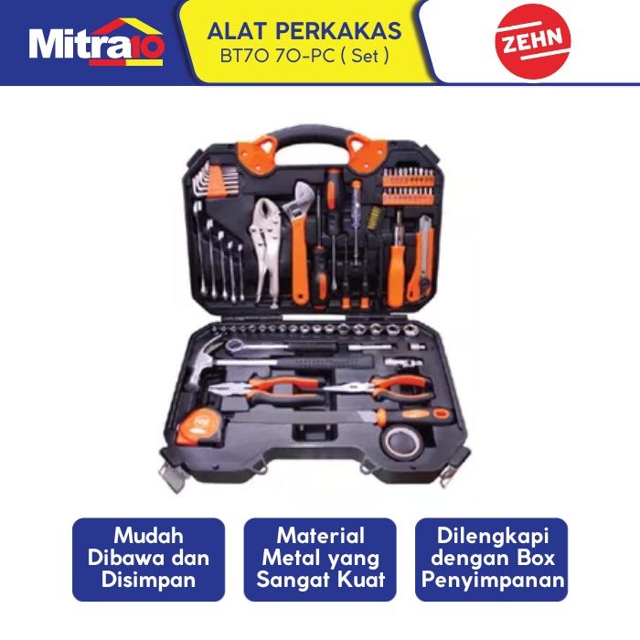 Jual Zehn Alat Perkakas BT70 70-PC (Set) | Shopee Indonesia