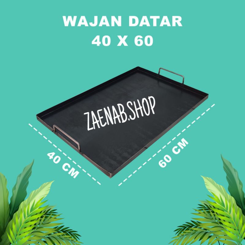 Jual WAJAN ROTI BAKAR 2 TUNGKU / ROTI JHON / WAJAN DATAR KOMPOR ...