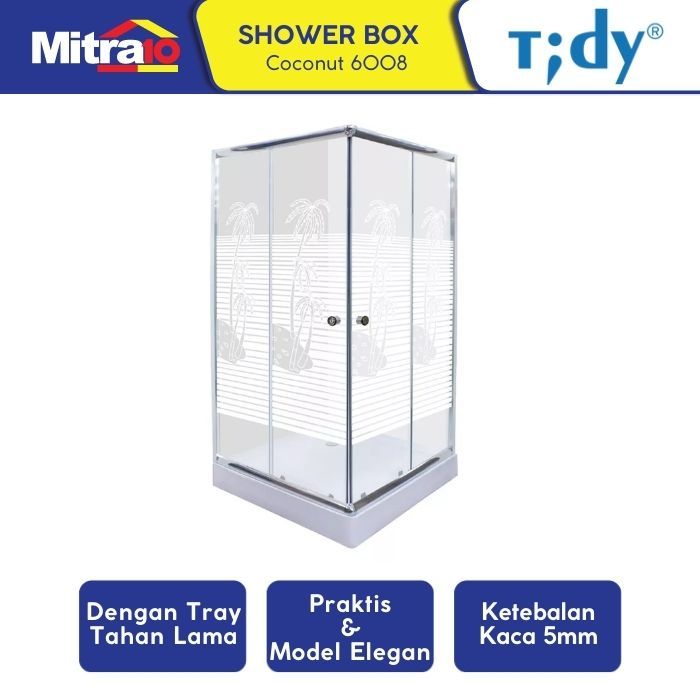Jual Tidy Shower Room Persegi 6008 Coconut Square | Shopee Indonesia