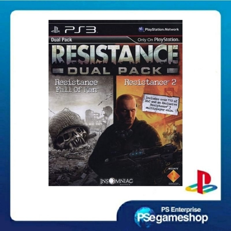 Jual Ps3 Resistance Dual Pack Fall Of Man & 2 (Eng/preloved) | Shopee ...
