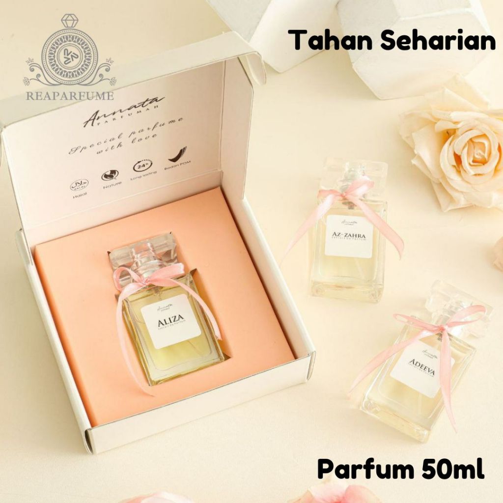 Jual Parfum Wanita Wangi Tahan Lama 6 - 24 jam isi 50ml non Alkohol ...