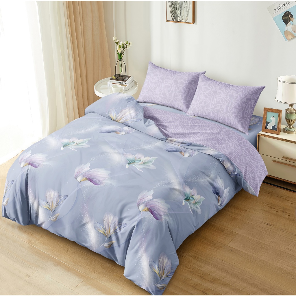 Jual Aloha - Bed Cover Set King 180x200 Tinggi 20 Fitted - Haily ...