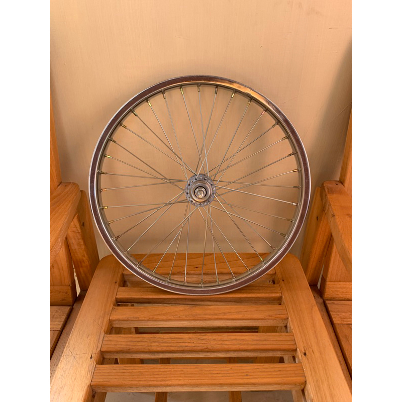 Jual Velg pelang pelek sepeda belakang ukuran 18 besi crome siap pakai ...