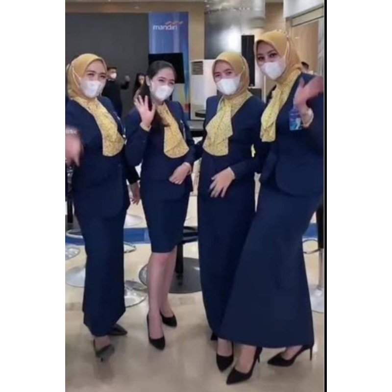 Jual seragam teller bank mandiri | Shopee Indonesia