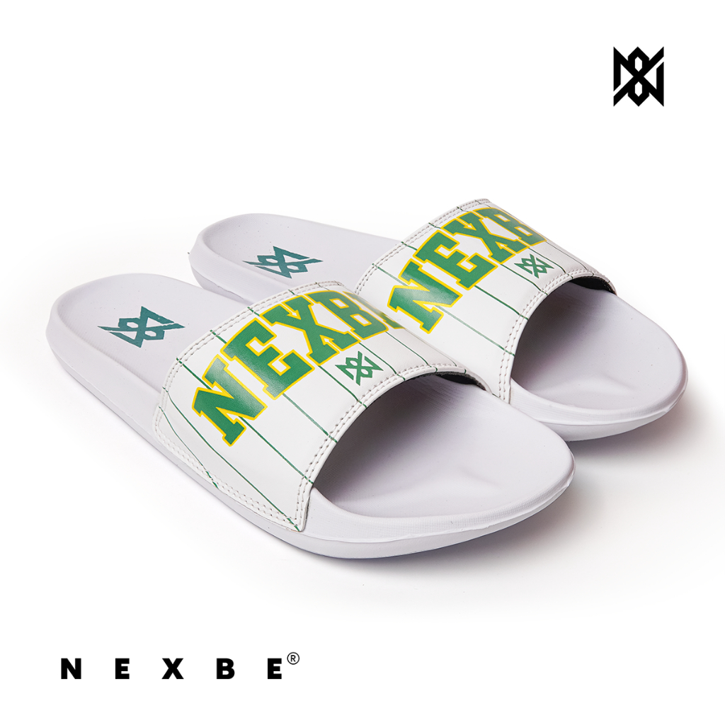 Jual Nexbe - Sendal Slip On Baseball Club Putih | Shopee Indonesia