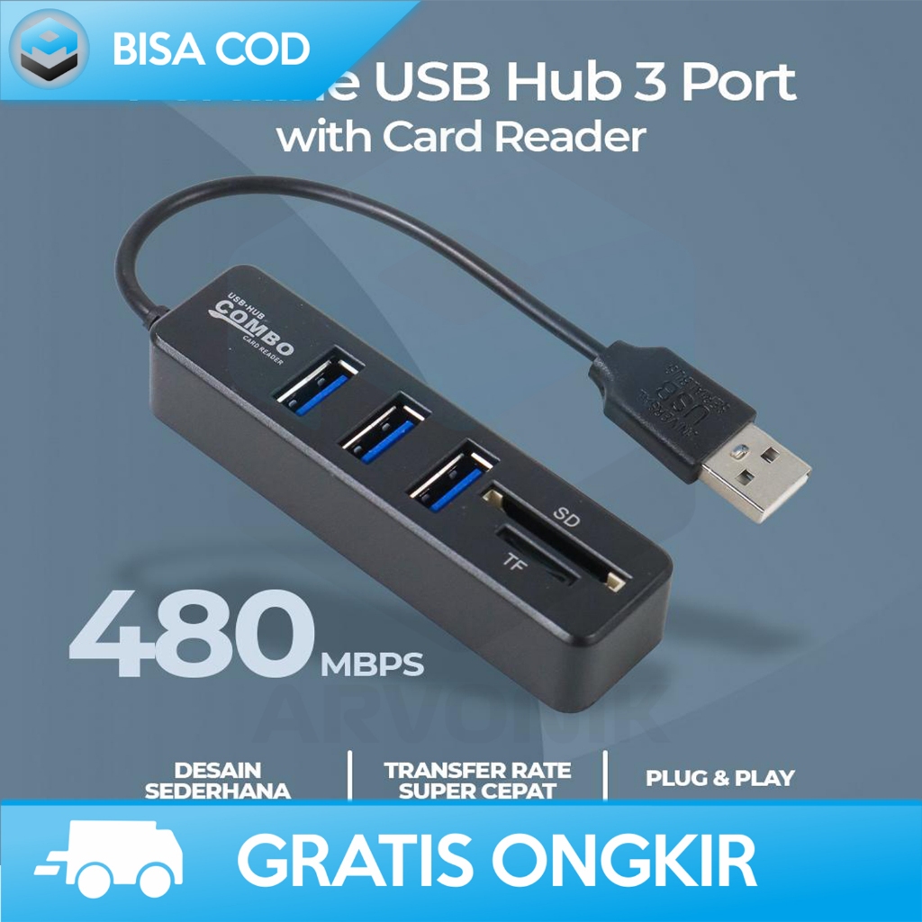 Jual USB HUB KEBIDU 2in1 3 PORT CARD READER PEMBACA TF CARD BANYAK ... Jual USB HUB KEBIDU 2in1 3 PORT CARD READER PEMBACA TF CARD BANYAK ...
