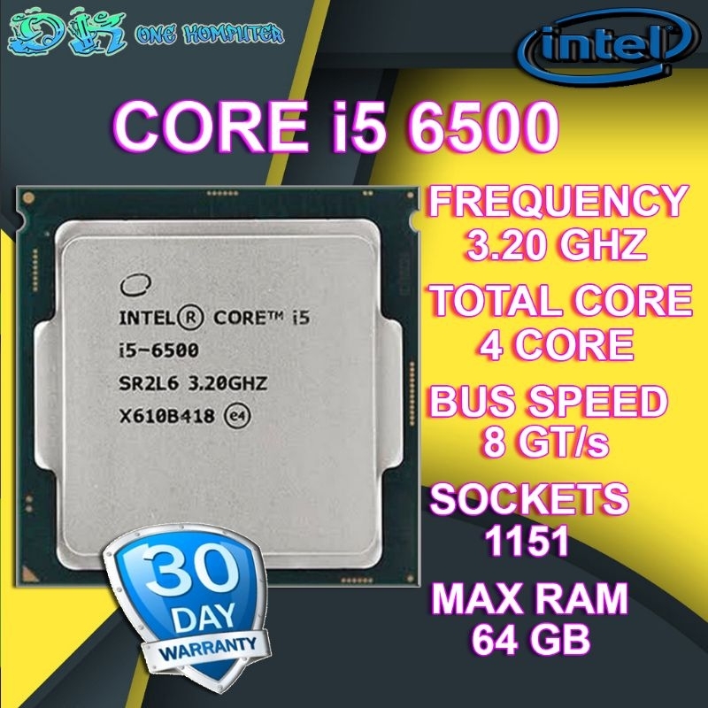 Jual Processor Core i5 6500 3.6Ghz ( Lga 1151 ) | Shopee Indonesia