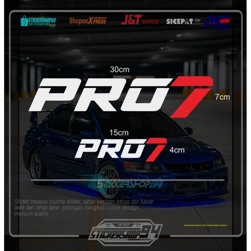 Jual stiker pro7 | Shopee Indonesia