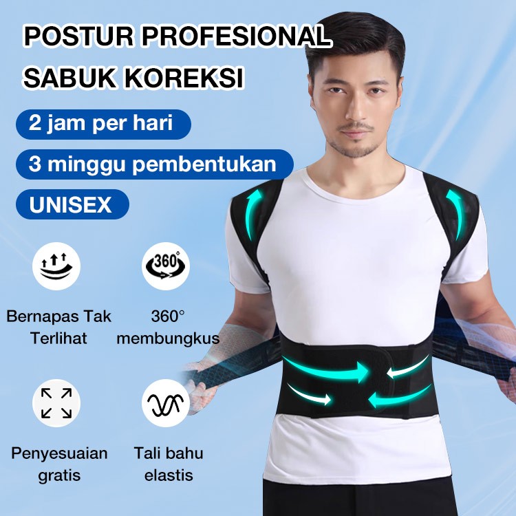 Jual HW Korset Pelangsing Perut Buncit Sabuk koreksi postur profesional ...