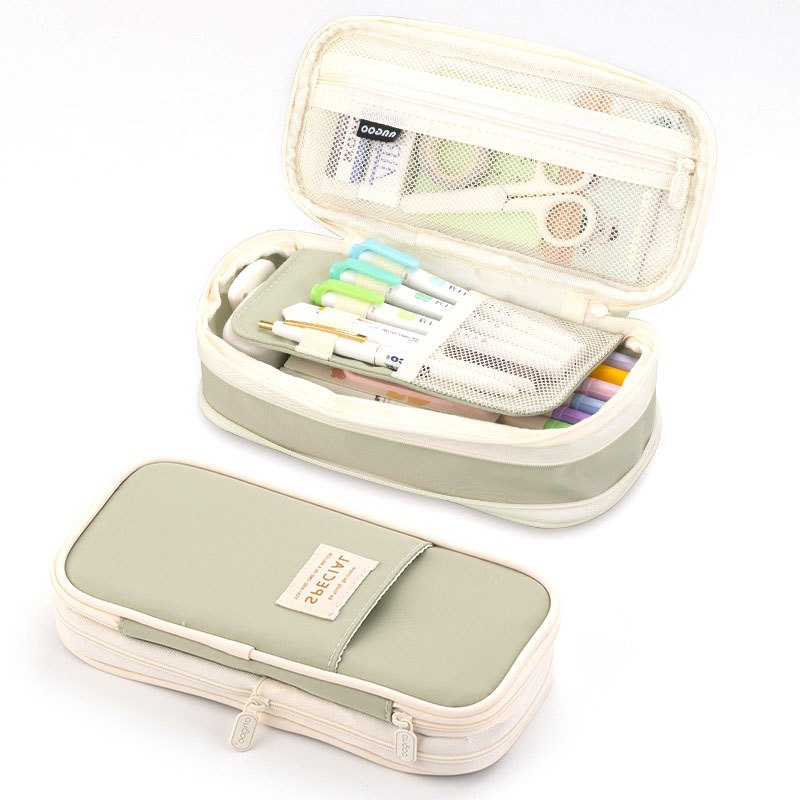 Jual Kawaii Purple Pencil Cases Large Capacity Pen Bag Pouch Holder Box ...